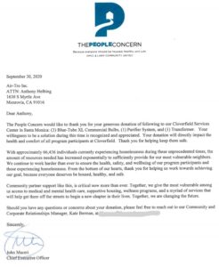 Changing Lives with The People Concern